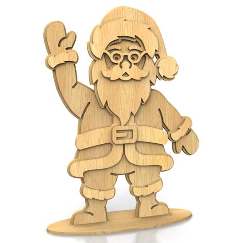 Santa Scroll - Etsy