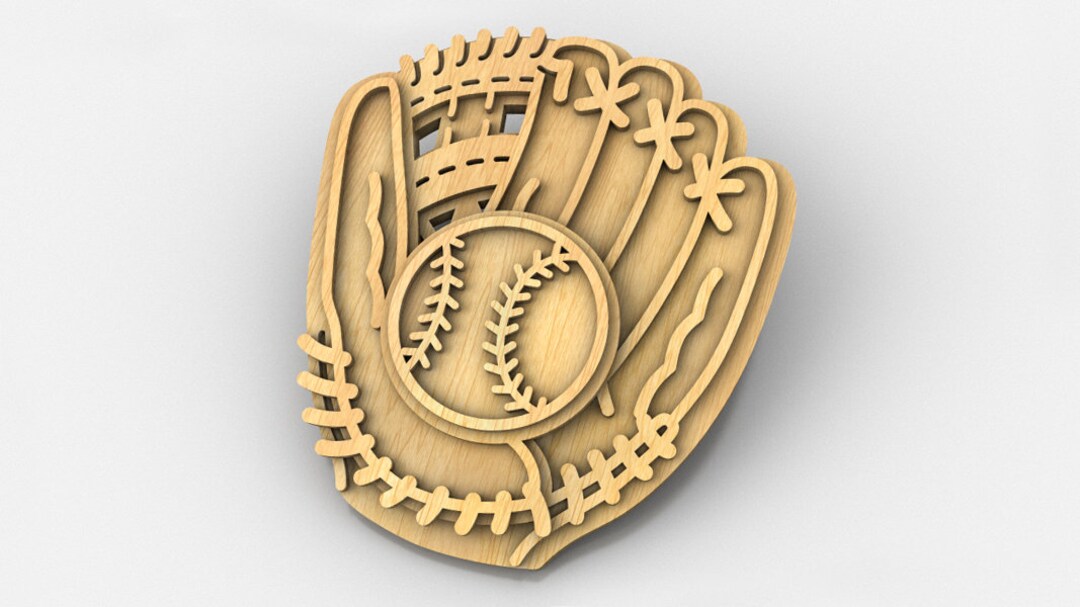 C255-baseball - Scroll Saw Pattern (pdf, Dxf, Svg, Eps) - Etsy