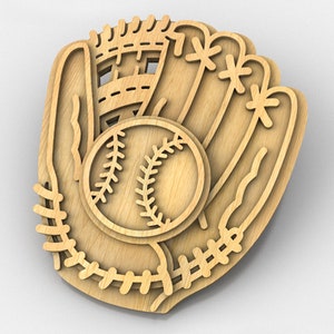 C255-baseball - Scroll Saw Pattern (pdf, Dxf, Svg, Eps) - Etsy