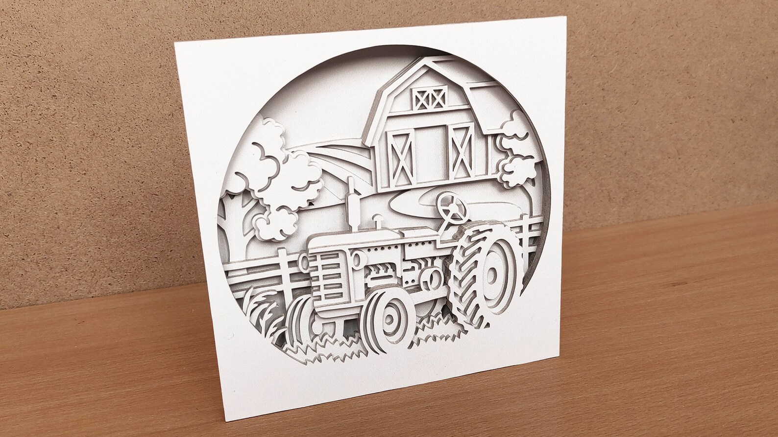 C170-tractor Scroll Saw Pattern pdf, Dxf, Svg, Eps - Etsy