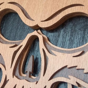 C106-skull - Scroll Saw Pattern (pdf, Dxf, Svg, Eps) - Etsy Australia