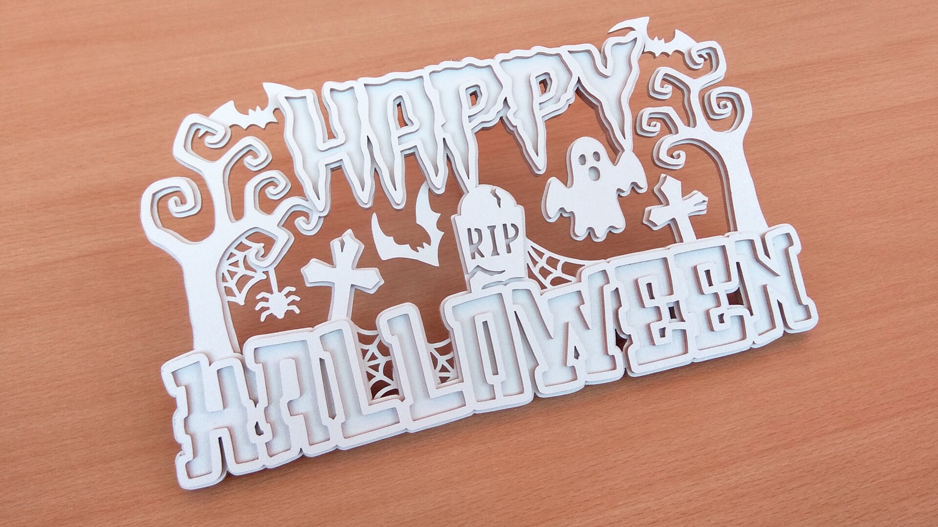 C133-halloween Scroll Saw Pattern pdf Dxf Svg Eps - Etsy
