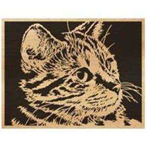 043-cat - Scroll Saw Pattern (pdf, Jpg, Dxf, Svg, Eps) - Etsy