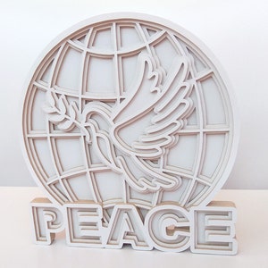 C65-peace - Scroll Saw Pattern (pdf, Dxf, Svg, Eps) - Etsy