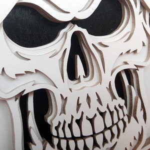 C106-skull - Scroll Saw Pattern (pdf, Dxf, Svg, Eps) - Etsy Australia