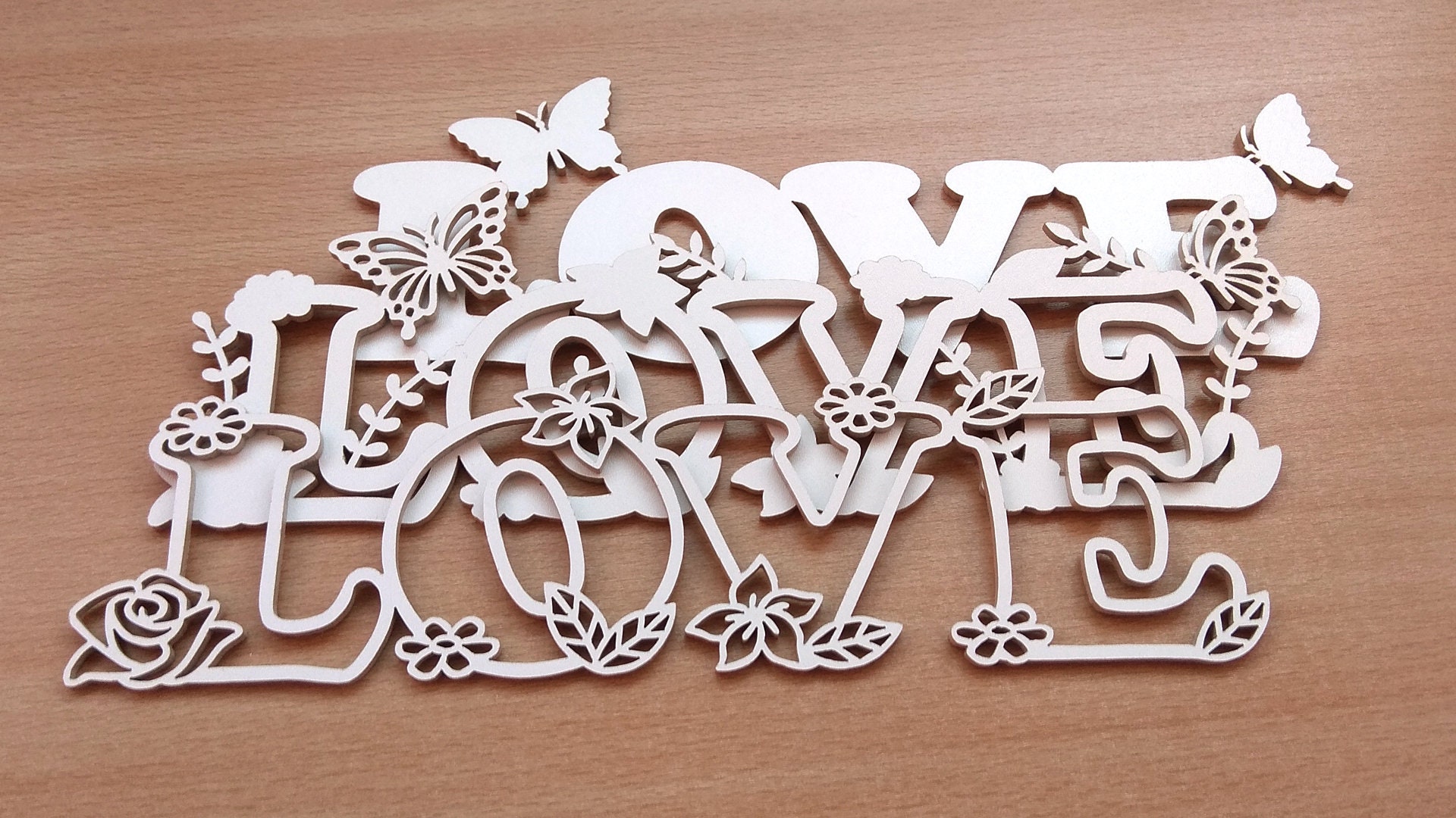 C107-love Scroll Saw Pattern pdf Dxf Svg Eps - Etsy