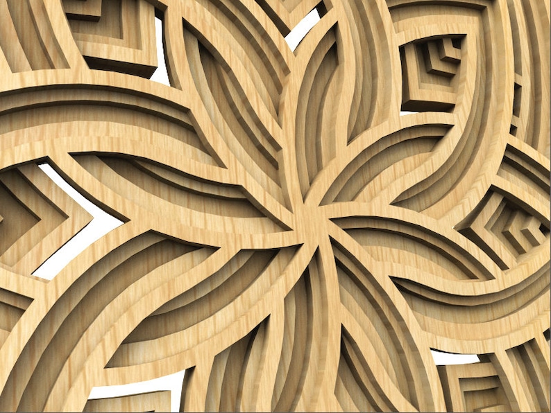 C208-ornament Scroll Saw Pattern pdf Dxf Svg Eps - Etsy