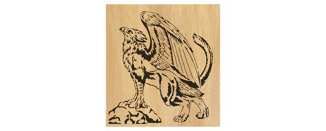 081-griffin Scroll Saw Pattern pdf Jpg Dxf Svg Eps - Etsy
