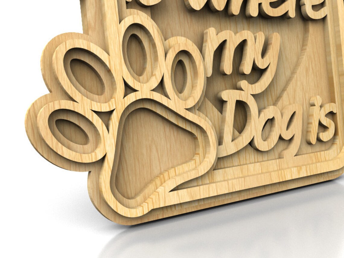 C207-home Scroll Saw Pattern pdf Dxf Svg Eps - Etsy