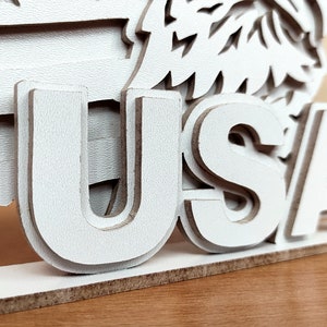 C177-eagle-flag - Scroll Saw Pattern (pdf, Dxf, Svg, Eps) - Etsy