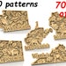 C240-US State Set - Scroll Saw Pattern (pdf, Dxf, Svg, Eps) - Etsy