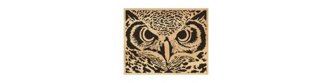 103-owl - Scroll Saw Pattern (pdf, Jpg, Dxf, Svg, Eps) - Etsy