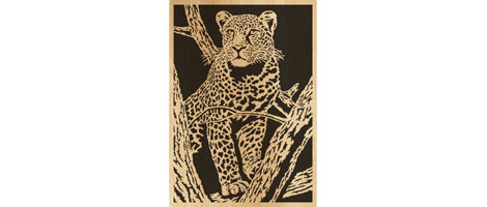 086-leopard Scroll Saw Pattern pdf Jpg Dxf Svg Eps - Etsy
