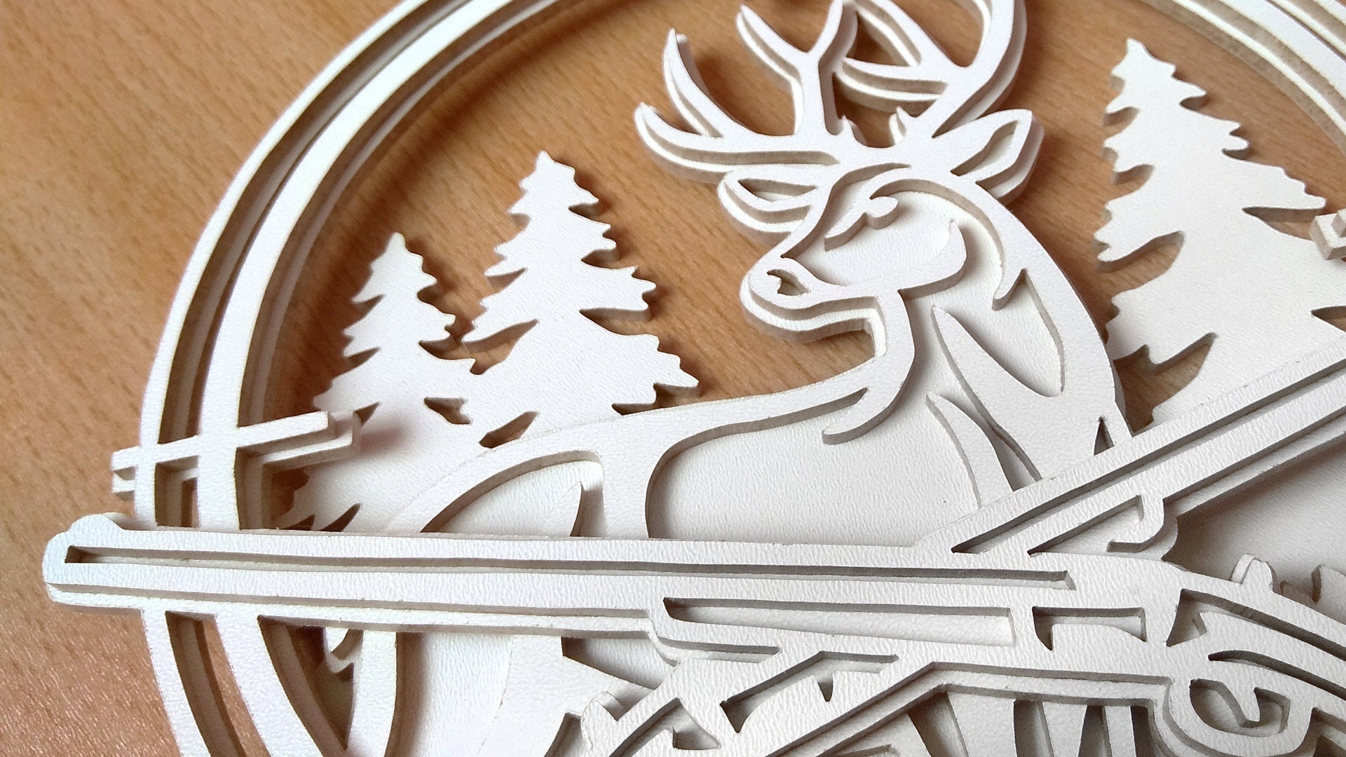 C129-hunting - Scroll Saw Pattern (pdf, Dxf, Svg, Eps) - Etsy