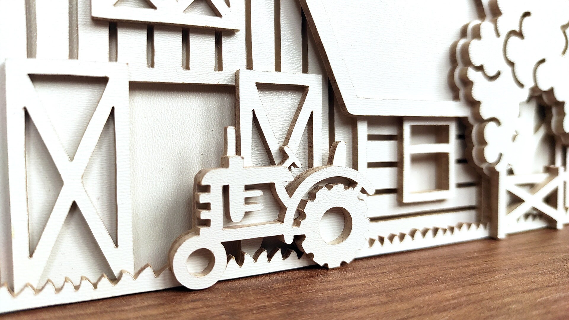 C203-farm Scroll Saw Pattern pdf Dxf Svg Eps - Etsy Australia
