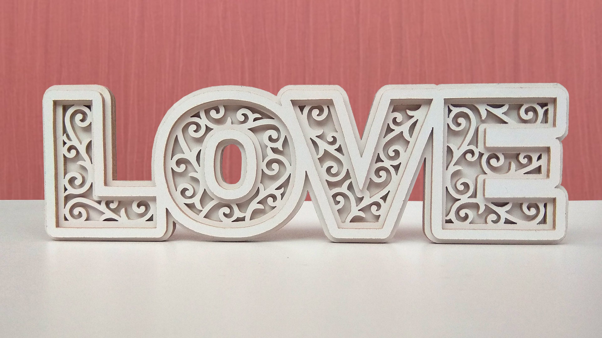 C51-love Scroll Saw Pattern pdf Dxf Svg Eps - Etsy