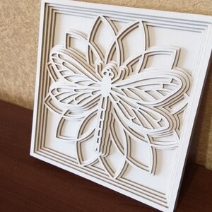 C46-dragonfly - Scroll Saw Pattern (pdf, Dxf, Svg, Eps) - Etsy