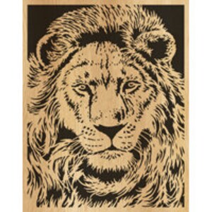 091-lion Scroll Saw Pattern pdf, Jpg, Dxf, Svg, Eps - Etsy