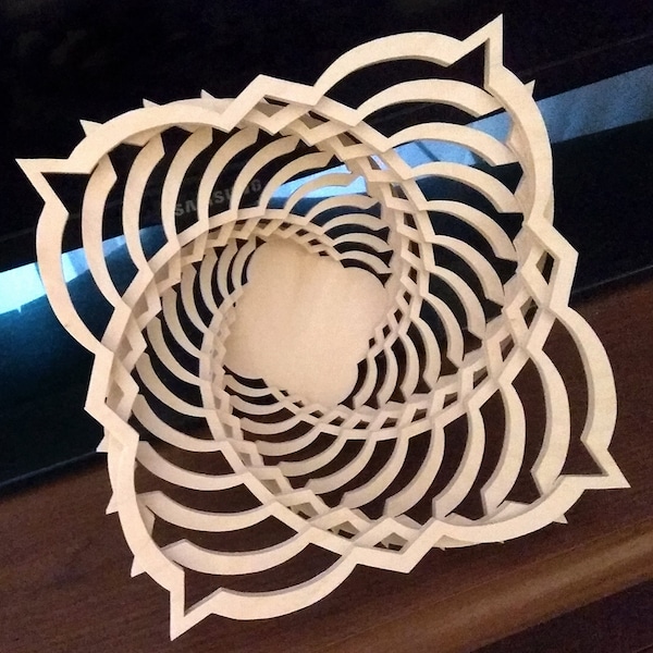 Scroll Saw Bowl Pattern - Etsy