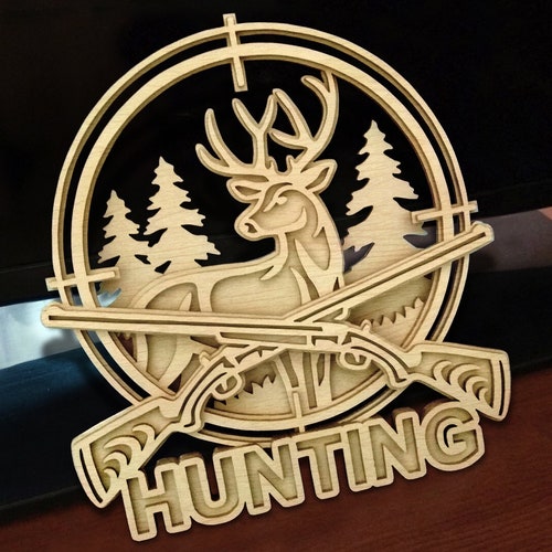 C129-hunting Scroll Saw Pattern pdf Dxf Svg Eps - Etsy
