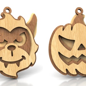 C241-halloween Set - Scroll Saw Pattern (pdf, Dxf, Svg, Eps) - Etsy