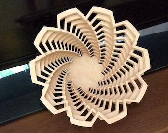 C196-kinetic Key Hanger Scroll Saw Pattern pdf Dxf Svg | Etsy