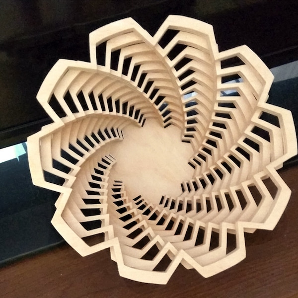 Scroll Saw Bowl Pattern - Etsy