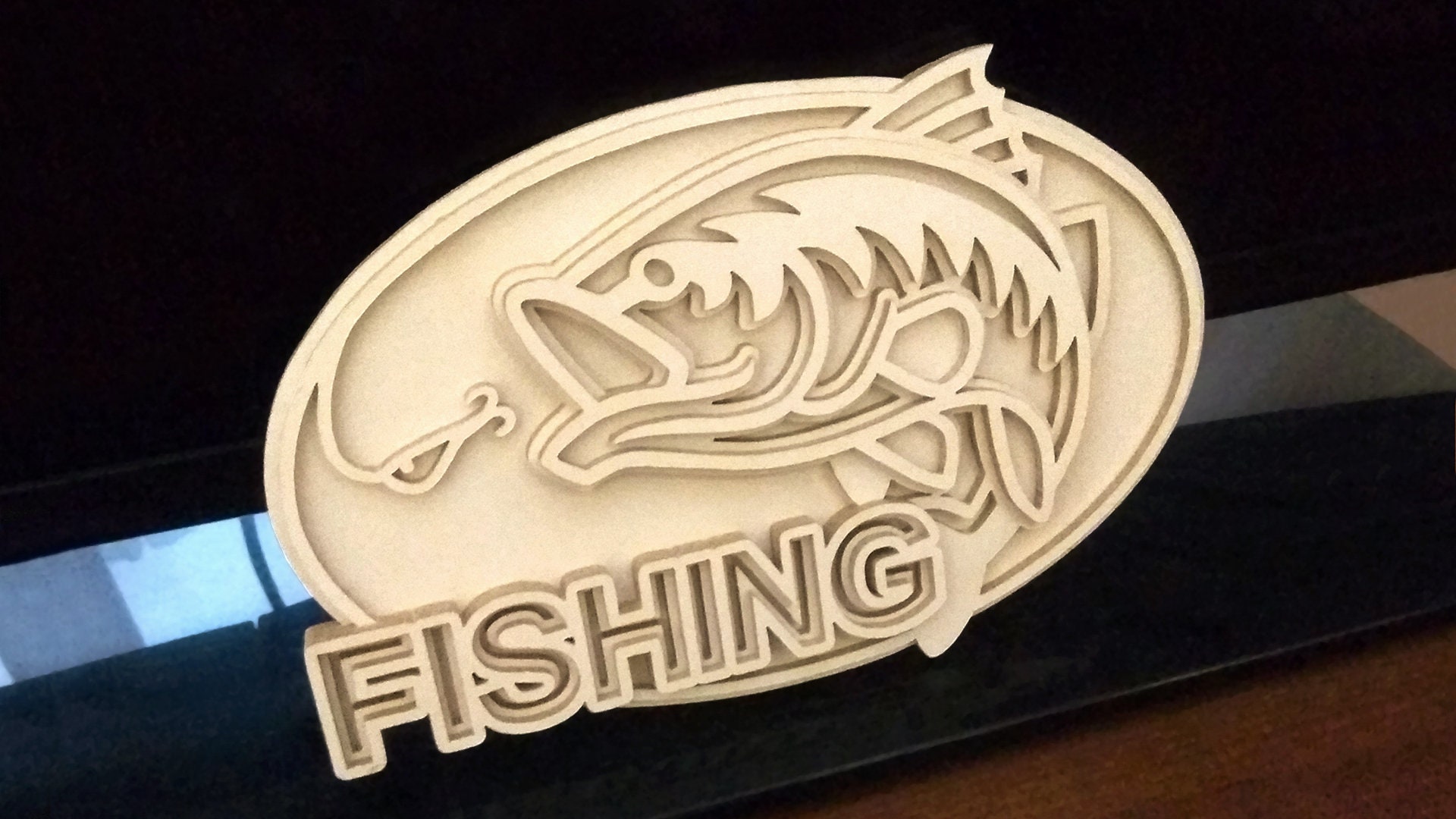 C44-fishing Scroll Saw Pattern pdf Dxf Svg Eps | Etsy