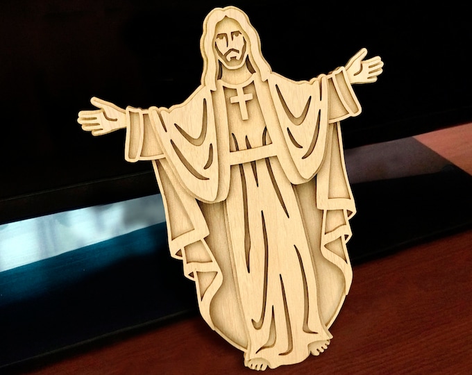 C167-jesus - Scroll Saw Pattern (pdf, Dxf, Svg, Eps) - Etsy