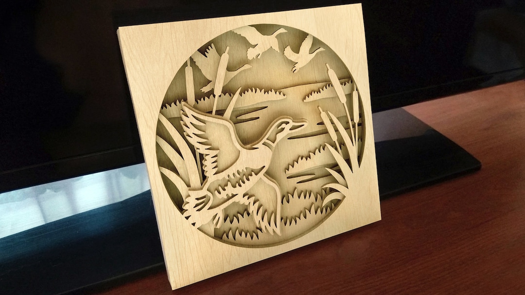 C80-duck - Scroll Saw Pattern (pdf, Dxf, Svg, Eps) - Etsy