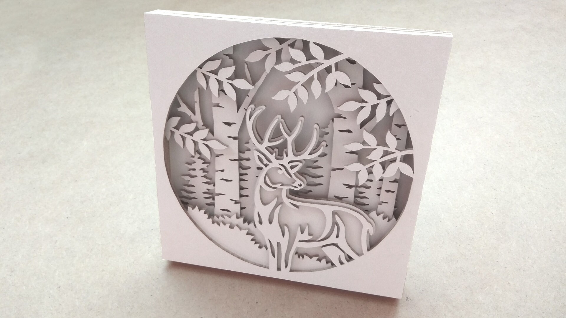 C71-deer Scroll Saw Pattern pdf Dxf Svg Eps | Etsy