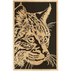 082-bobcat Scroll Saw Pattern pdf, Jpg, Dxf, Svg, Eps - Etsy