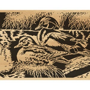 045-ducks Scroll Saw Pattern pdf, Jpg, Dxf, Svg, Eps - Etsy