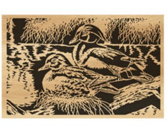 089-duck Scroll Saw Pattern pdf Jpg Dxf Svg Eps | Etsy