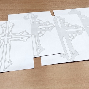 C194-cross - Scroll Saw Pattern (pdf, Dxf, Svg, Eps) - Etsy