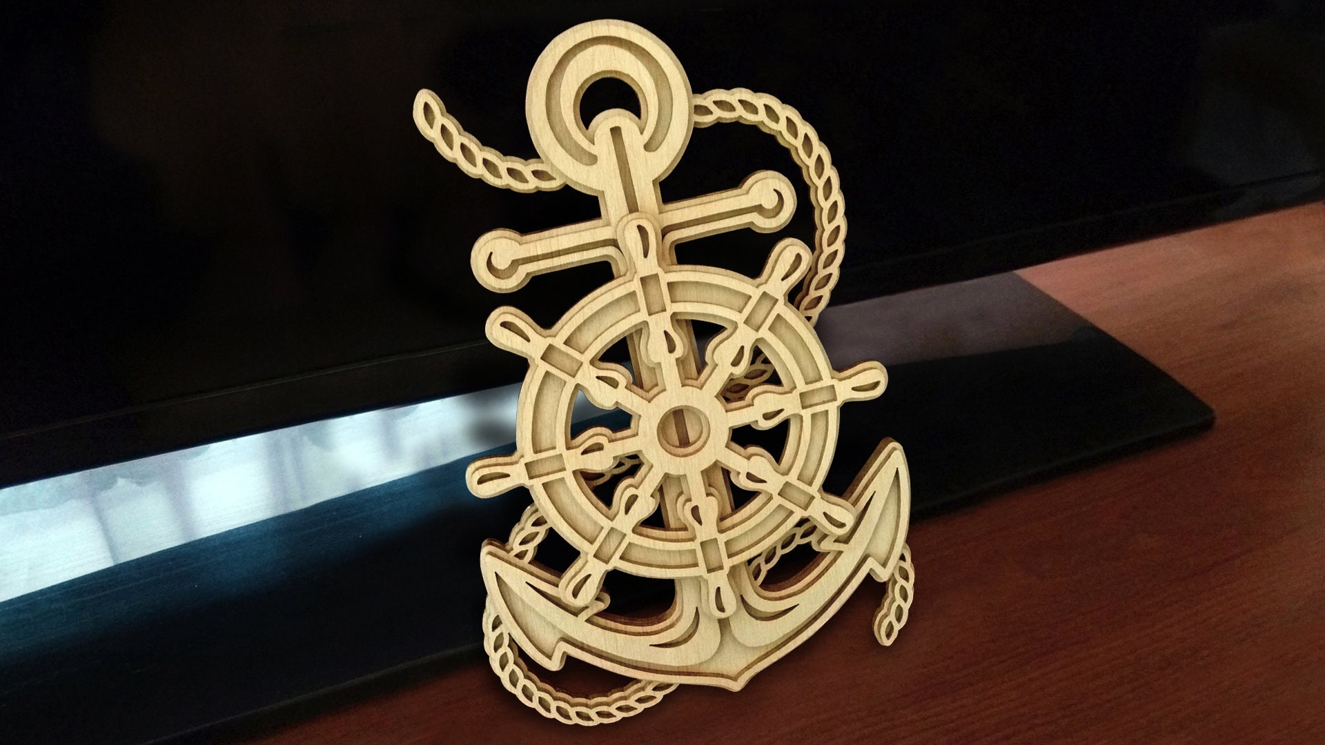 C126-anchor Scroll Saw Pattern pdf Dxf Svg Eps - Etsy Singapore