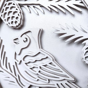 C185-cardinal - Scroll Saw Pattern (pdf, Dxf, Svg, Eps) - Etsy