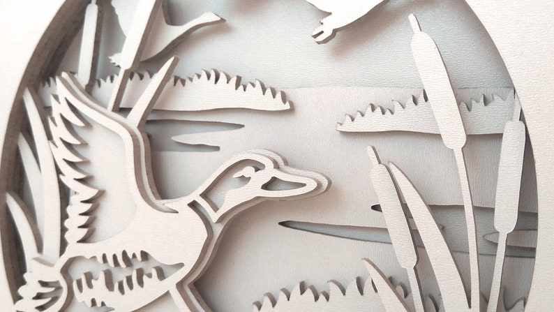 C80-duck Scroll saw pattern pdf dxf svg eps | Etsy