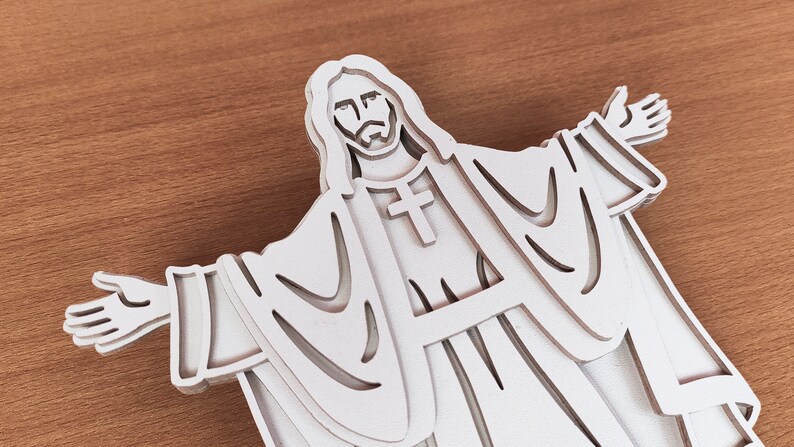 C167-jesus Scroll Saw Pattern pdf Dxf Svg Eps - Etsy Australia