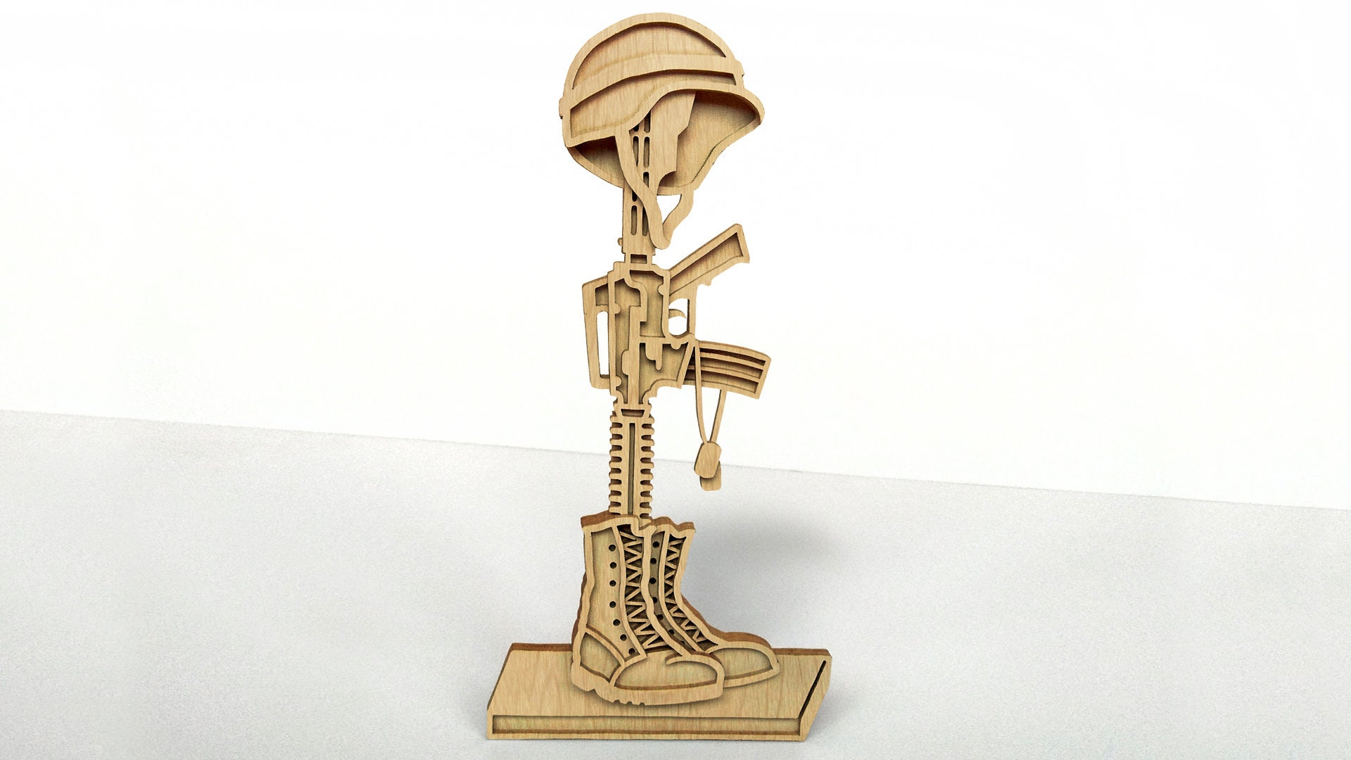 Fallen Soldier Battle Cross Wallpaper