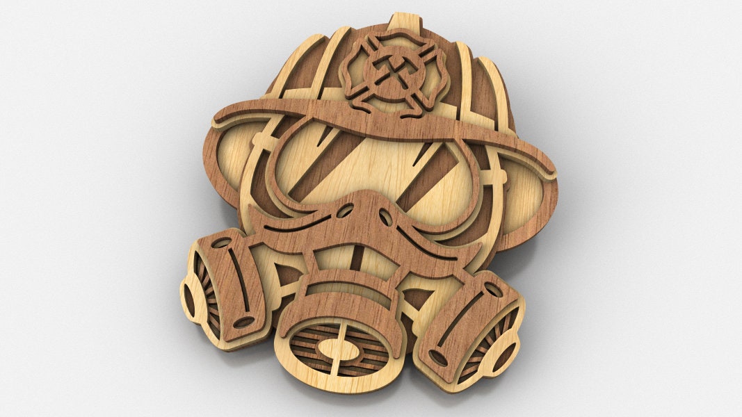 C230-firefighter Scroll Saw Pattern pdf Dxf Svg Eps - Etsy Australia