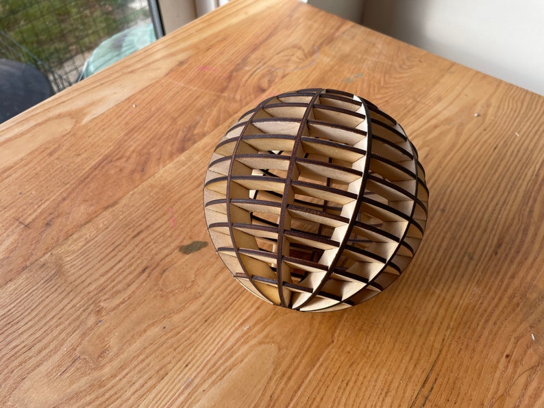 Build Your Own Sphere SVG Plans for Laser - Etsy