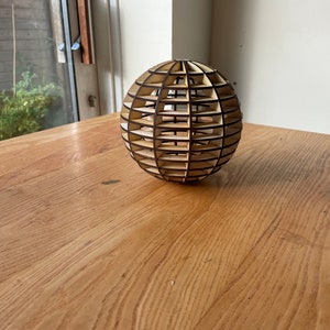 Build Your Own Sphere SVG Plans for Laser - Etsy