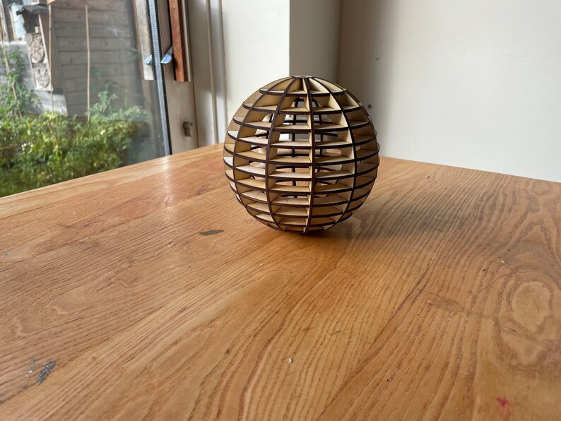 Build Your Own Sphere SVG Plans for Laser - Etsy