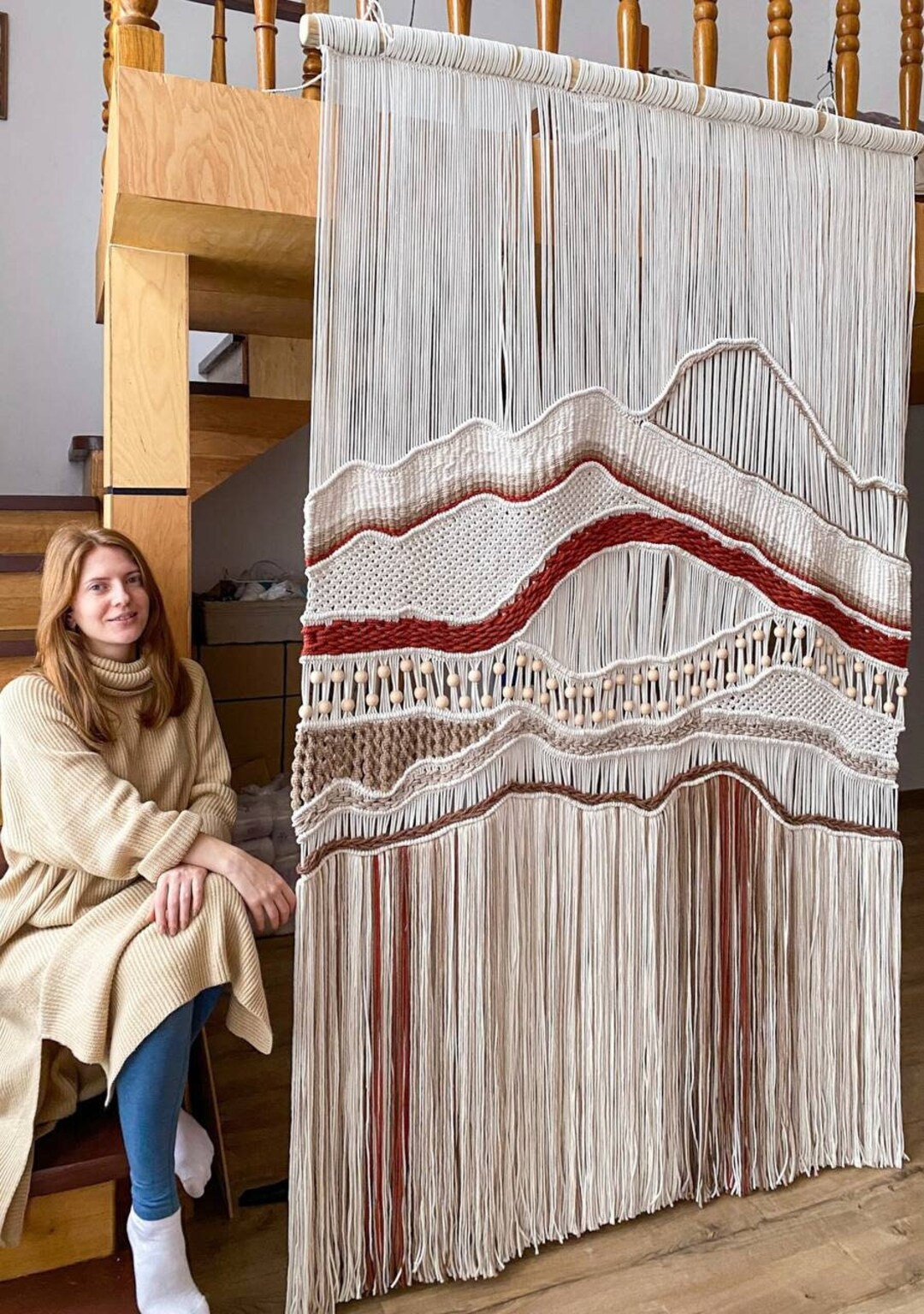 Extra Large Macrame Wall Hanging, Huge Wall Decor, Tapestry Wall Hanging, Weave Wall Hanging ...