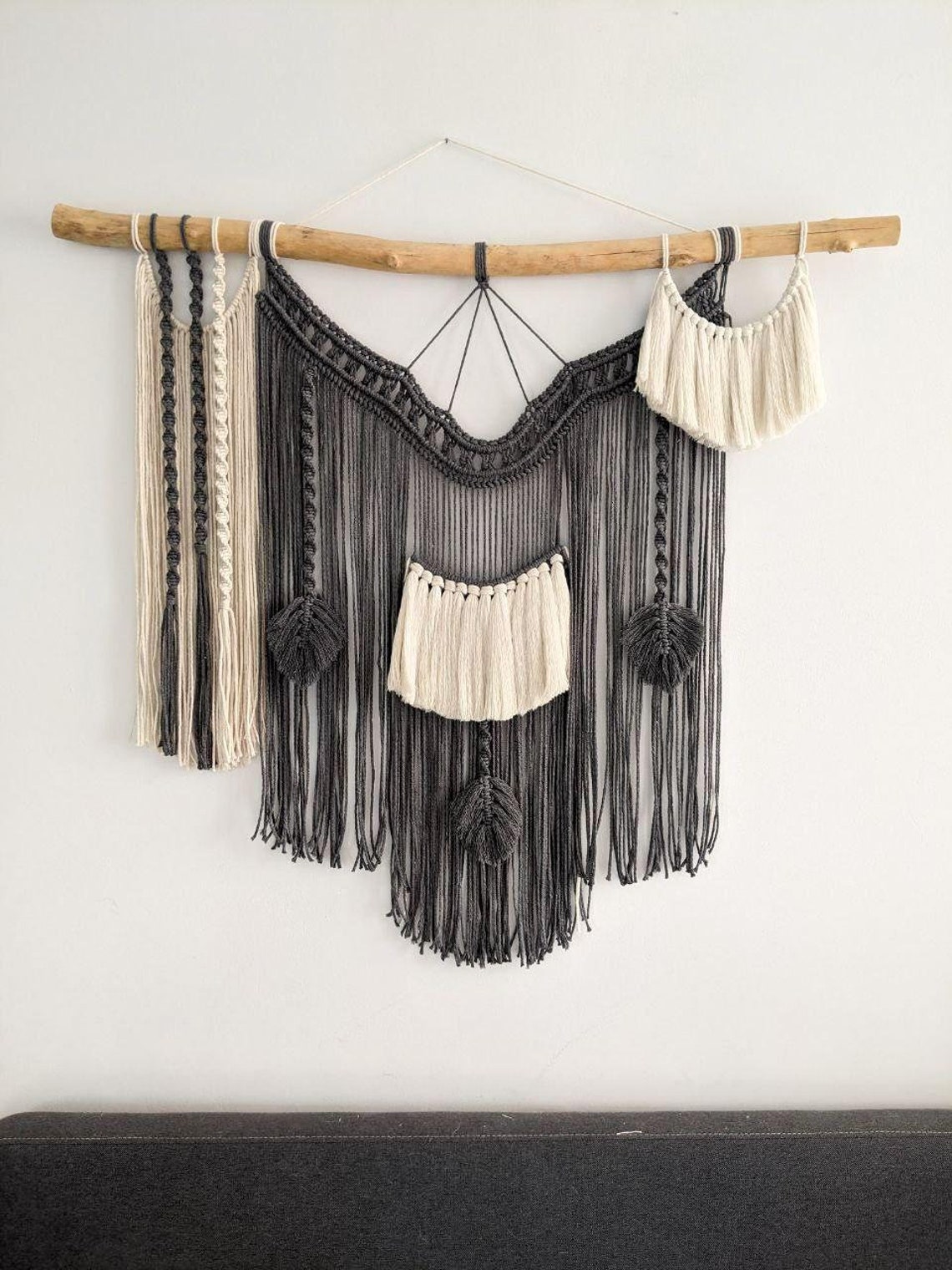 Modern Woven Decor Macrame Wall Hanging Extra Large Macrame - Etsy