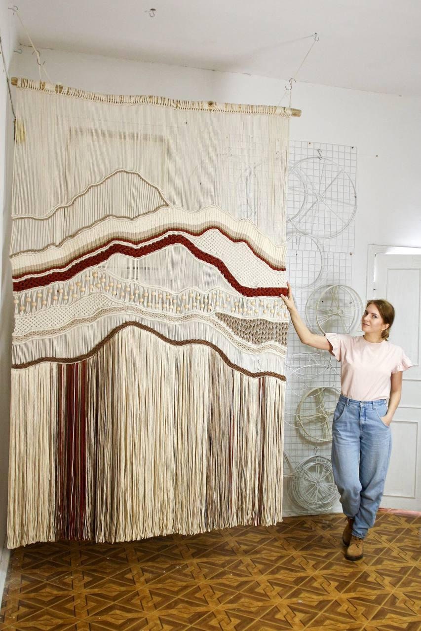 Extra Large Macrame Wall Hanging, Huge Wall Decor, Tapestry Wall ...
