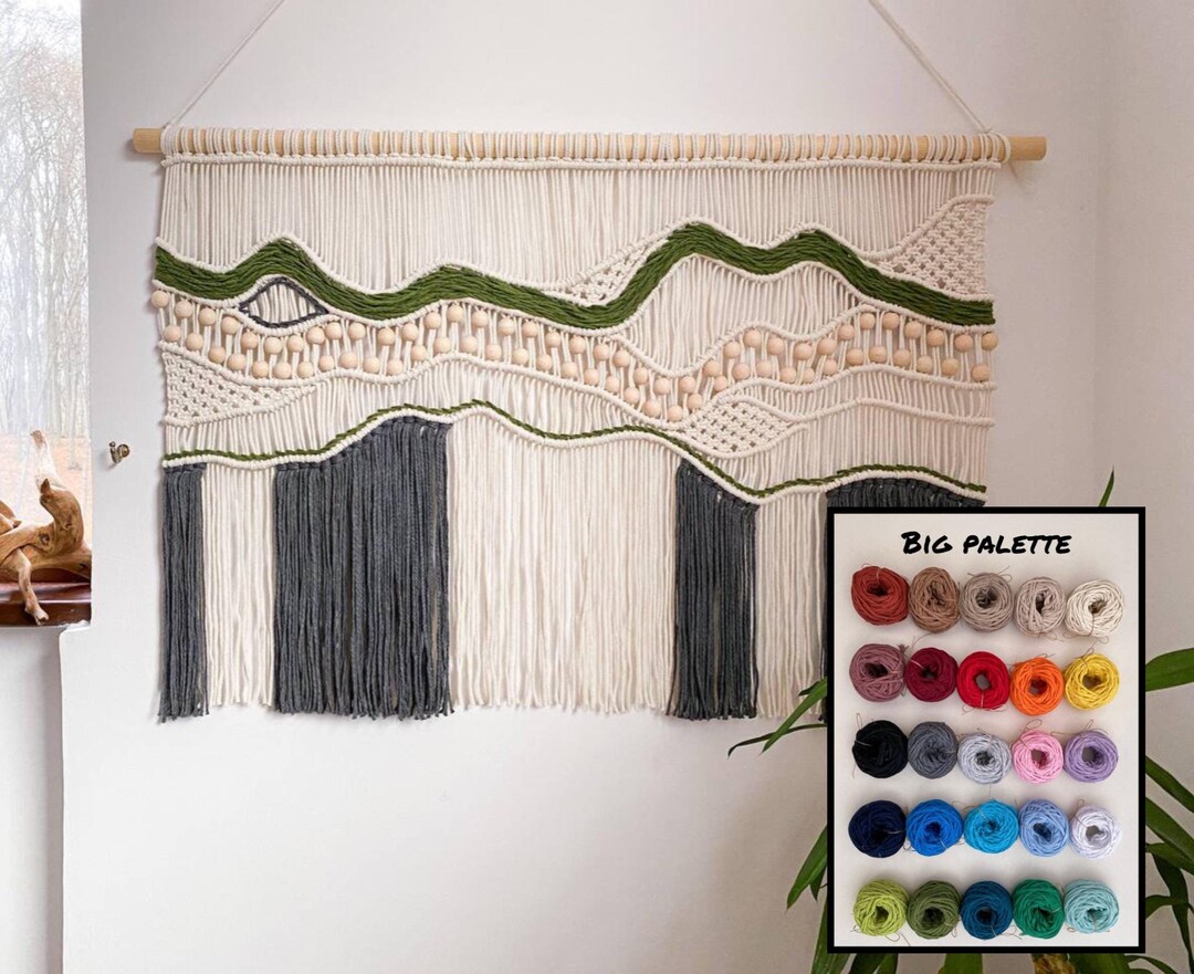 Extra Large Wall Art Large Macrame Wall Hanging Fiber Wall Art Large ...