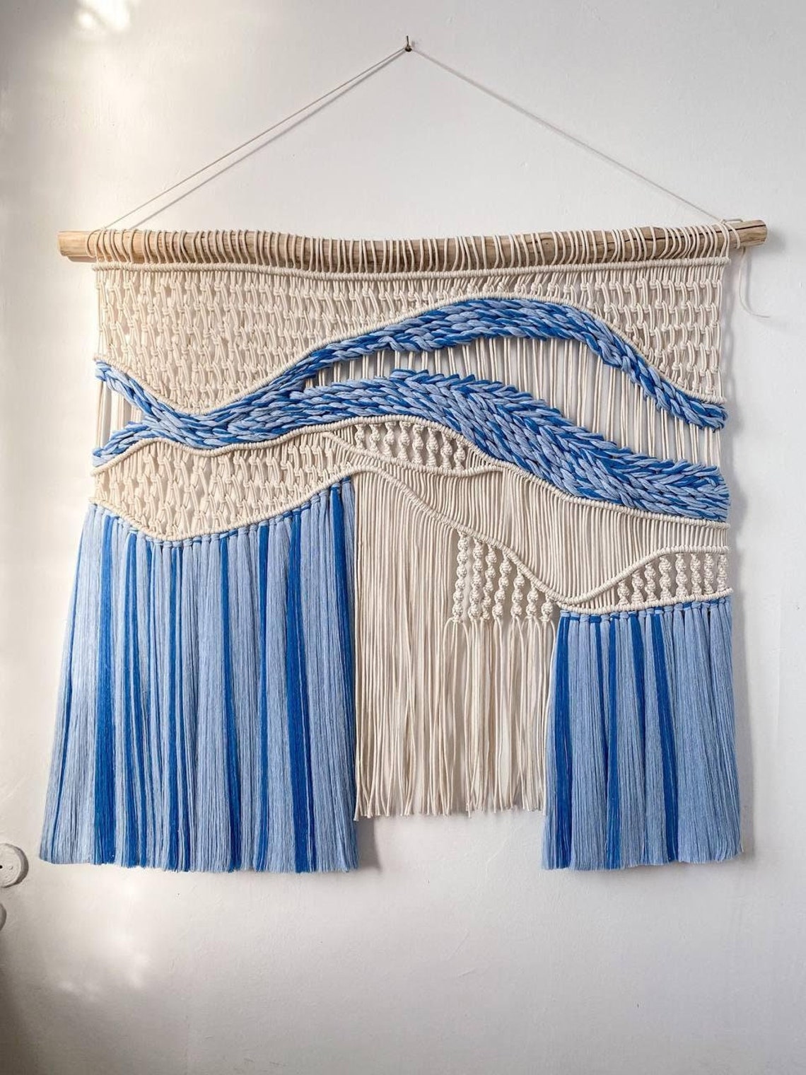 Macrame Mural Available in Many Colors Geometric Macrame - Etsy