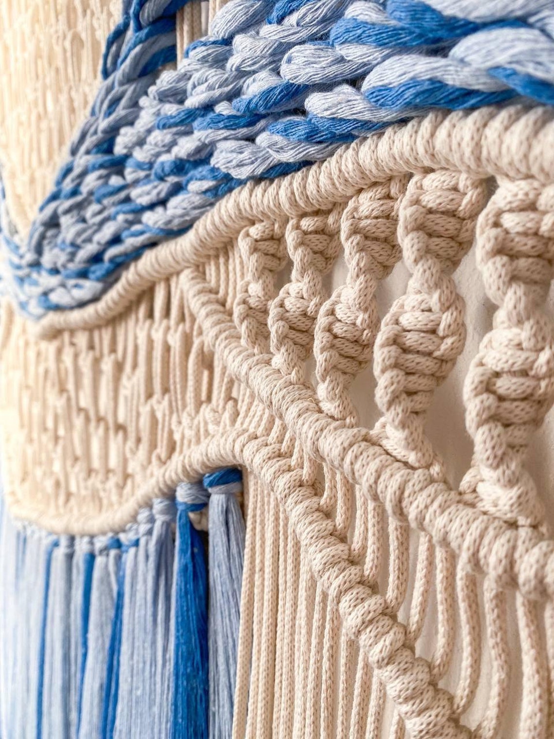 Macrame Mural Available in Many Colors Geometric Macrame - Etsy